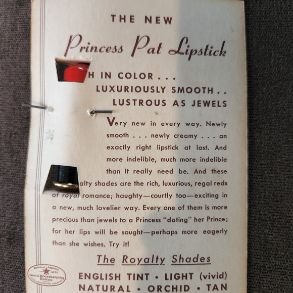 Princess Pat | Makeup | Princess Pat Vintage Lipstick In Natural | Poshmark